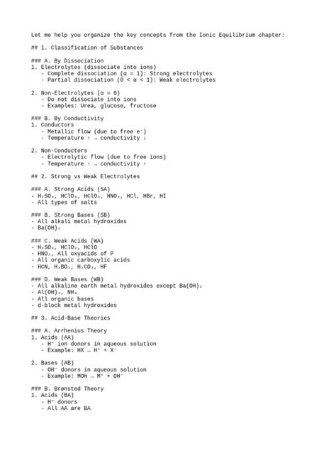 Ionic Equilibrium Pdf Buffer Solution Ph