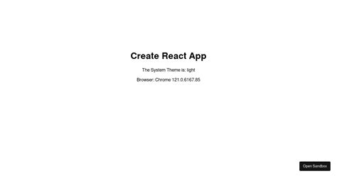 use system theme example codesandbox
