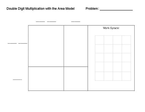 Multiplication Area Model Partial Products And Standard Algorithm