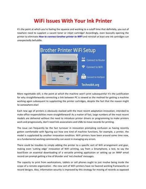 PPT How To Connect Brother Printer To WIFI PowerPoint Presentation Free Download ID