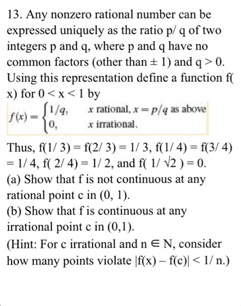 Solved Any Nonzero Rational Number Can Be Expressed Uniquely