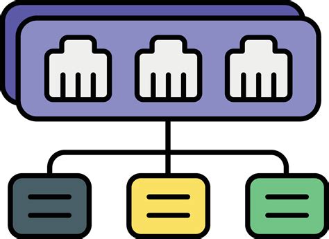 Ethernet Port Color Outline Icon Design Style 27990367 Vector Art At Vecteezy
