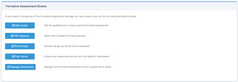 How To Set Up Primary Tracker Formative Assessment Bromcom Documentation Centre