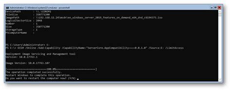 Installare Server Core App Compatibility Features On Demand Fod In