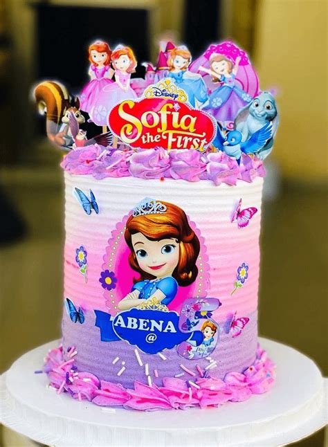 Sofia The First Buttercream Cake