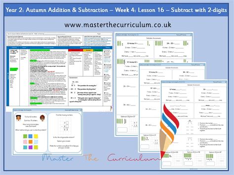 Year 2 Addition And Subtraction Lesson 16 Subtract With 2 Digits Not Crossing Ten Master