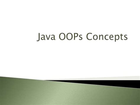 The Oops Conceptspdf