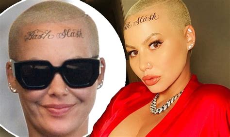 Amber Rose The Story Behind Her Face Tattoo And Net Worth Tattooed
