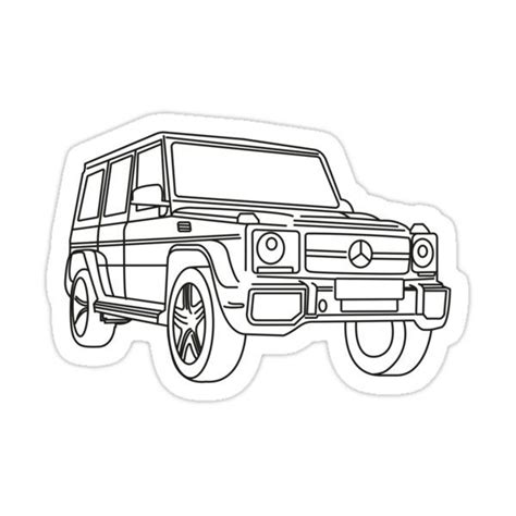 Mercedes G Class Vinyl Decal Stickers