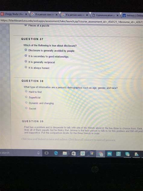 Solved Which Of The Following Is True About Disclosure