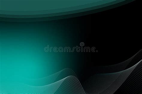 Abstract Wave Black Gray Green Gradient Background Stock Illustration Illustration Of Modern