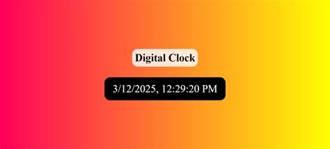 Github Naveedhussainzdigital Clock Using Javascript Created A Web Page That Displays The