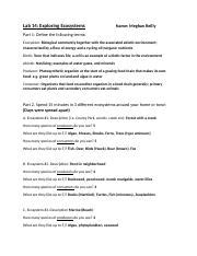 Exploring Ecosystems Understanding The Relationship Between Course Hero