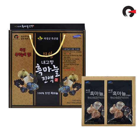 추석선물세트 의성군 특산품 의성 흑마늘 진액 100 60ml X 30포 홈플러스 익스프레스