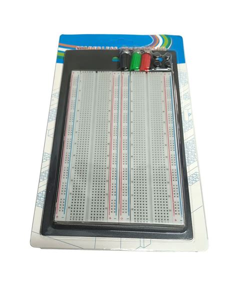 Protoboard Pontos Com Base Metalica PISCALED Arduino Componentes eletrônicos Motor