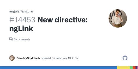 New Directive NgLink Issue Angular Angular GitHub