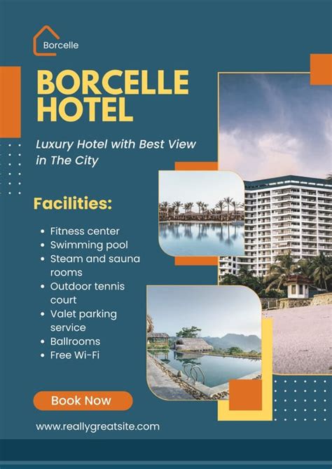Free And Printable Hotel Flyer Templates Canva