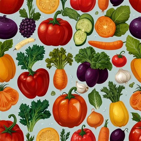 Vegetable Display Premium Ai Generated Image