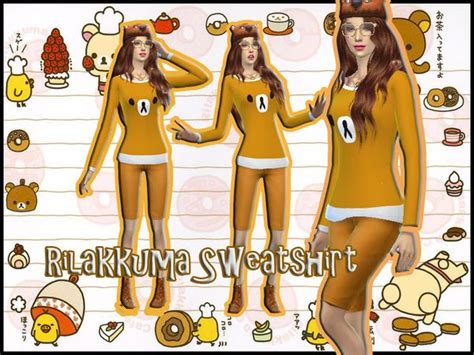 Shirtcustomizers Rilakkuma Hugs Sweatshirt Rilakkuma Sweatshirts Hug
