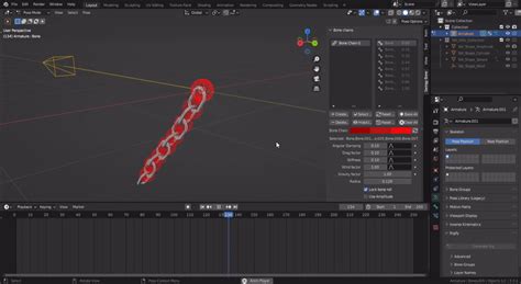 Blender骨骼物理插件 Swingy Bone Physics V1 8 0 动态骨骼链物理解算 Cg Trove