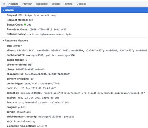 How To Check Cache Headers Servebolt