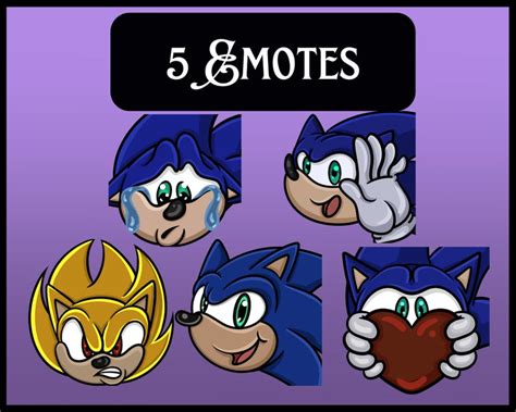 Sonic Twitch Streamer Pack Etsy