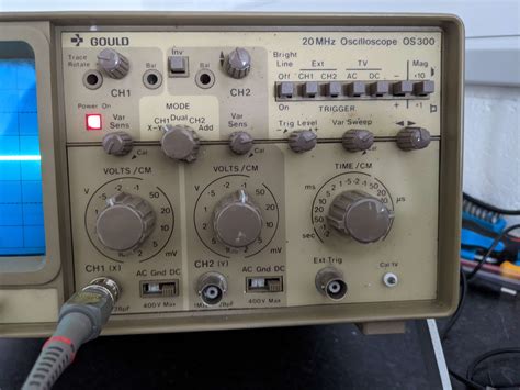 Oscilloscope Viewing 100 200ns Pulse On Oscillocope Electrical