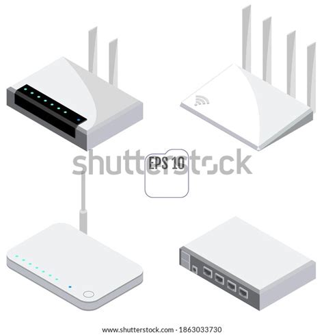 Isometric Router Photos And Images And Pictures Shutterstock