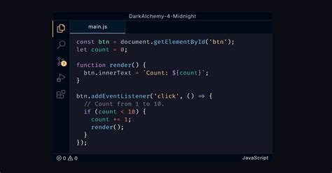 dark alchemy theme by dark alchemy vs code themes
