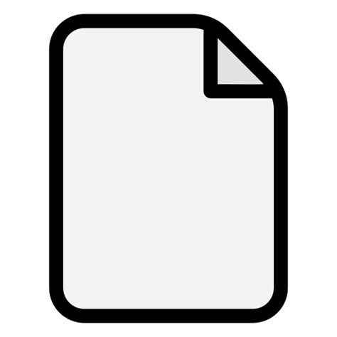 File Generic Outline Color Icon