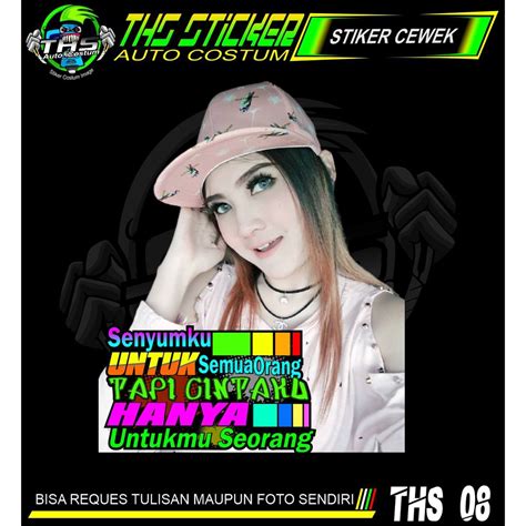 Jual Stiker Cewek Cantik Vector Ukuran Bisa Request Custom Sticker Variasi Mobil Sticker Motor