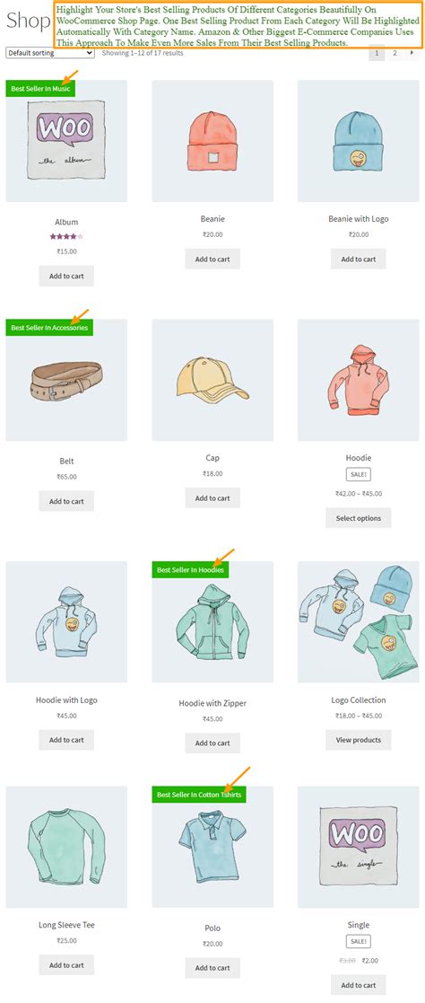 Woocommerce Best Selling Products By Pluginchef Codecanyon