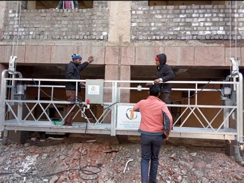 Steel Rope Suspended Platform Application Construction At 15900000