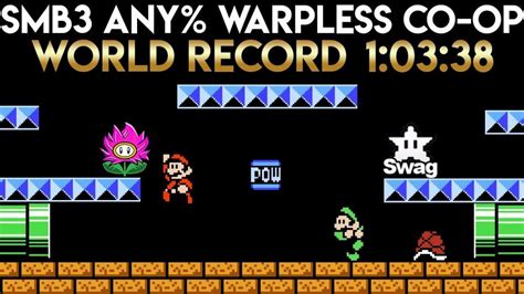 Video Super Mario Bros 3 Speedrun Retro