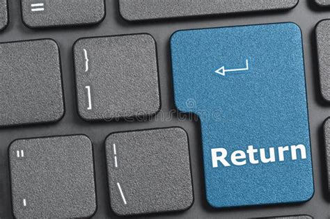 Return Key On Keyboard Stock Image Image Of Solution 40479693