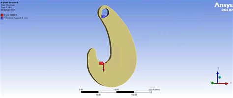 Rotational Cylindrical Support Ransys