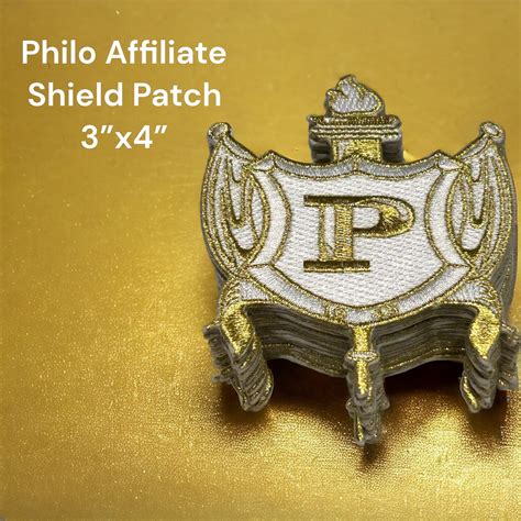 Philo Affiliate Heat Sealed Shield Iron On Patch Etsy