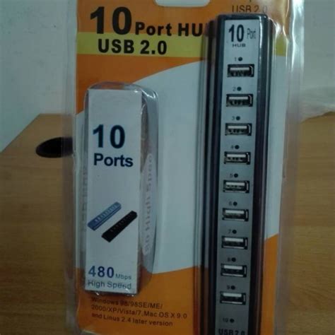 Jual USB Hub 4 Port 10 Port Adaptor 5v Shopee Indonesia