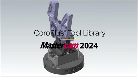 Coroplus Tool Library Add In For Mastercam 2024 Youtube