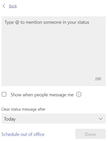 Status Messages In Microsoft Teams Lara Mellor Training And Consultancy