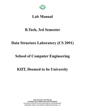 Week Th Assignment Data Structures Lab KIIT University Studocu