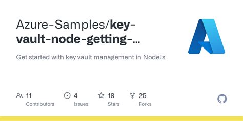 github azure samples key vault node getting started get started with