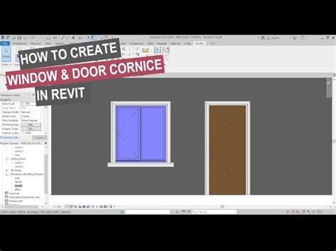 How To Model Door And Window Trim In Revit Revit Tutorial YouTube Revit Tutorial Window