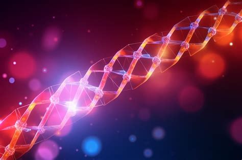 Premium AI Image Interplay Of DNA Strand And Genetic Engineering A Canvas For Laboratory Research