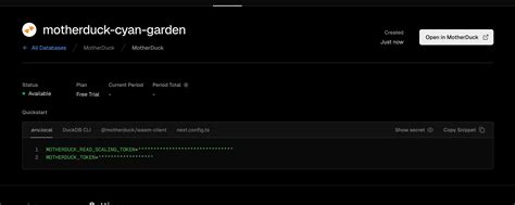 Vercel Motherduck Docs