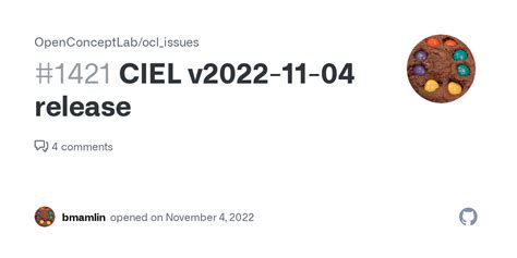 Ciel V2022 11 04 Release · Issue 1421 · Openconceptlaboclissues · Github