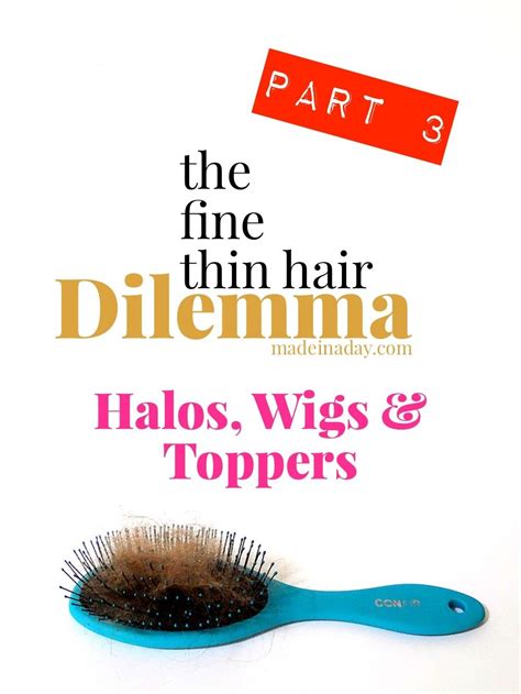 The Fine Thin Hair Dilemma 3 Halos Wigs Toppers Oh My Artofit