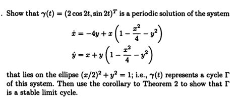solved a solve the linear system x˙ ax with a [ab−ba] and
