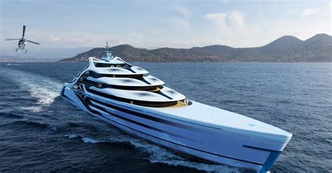 This 575 Foot Superyacht Has Its Own Helicopter Hangar Maxim