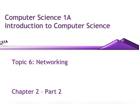 Ppt Computer Science 1a Introduction To Computer Science Powerpoint Presentation Id1637327